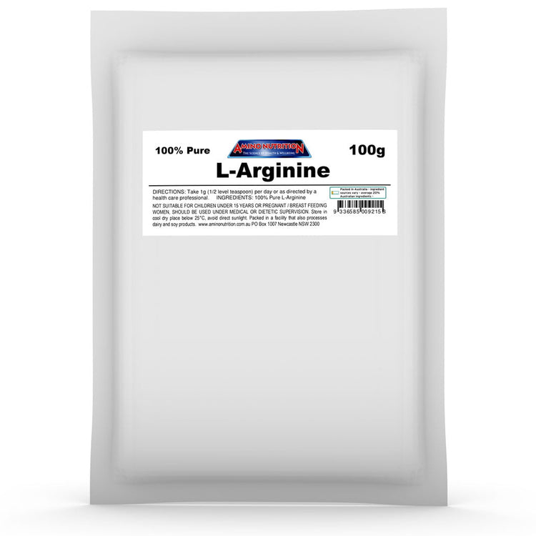 100% Pure L-Arginine Powder – Amino Nutrition Australia